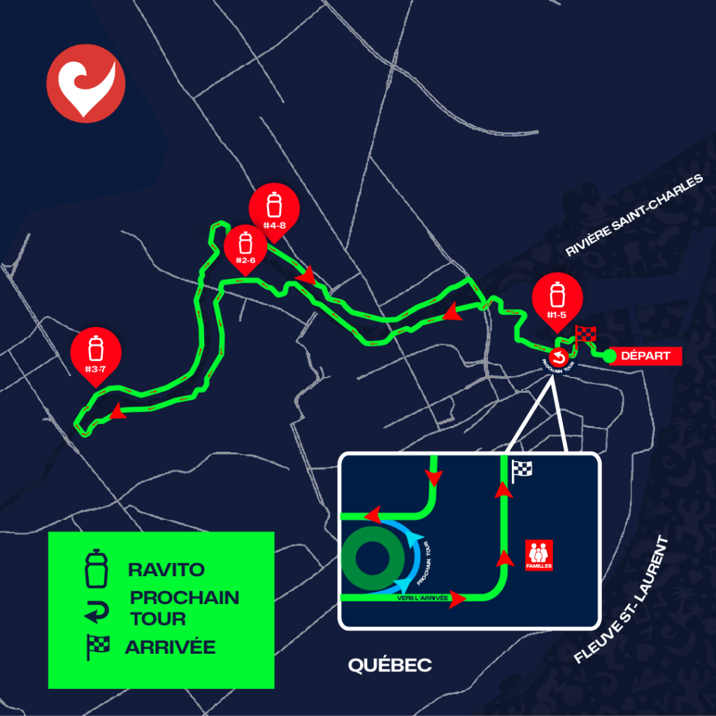 Parcours | Sail Challenge CAP Québec propulsé par Argon 18