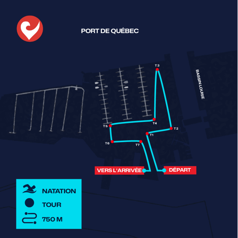 Parcours | Sail Challenge CAP Québec propulsé par Argon 18